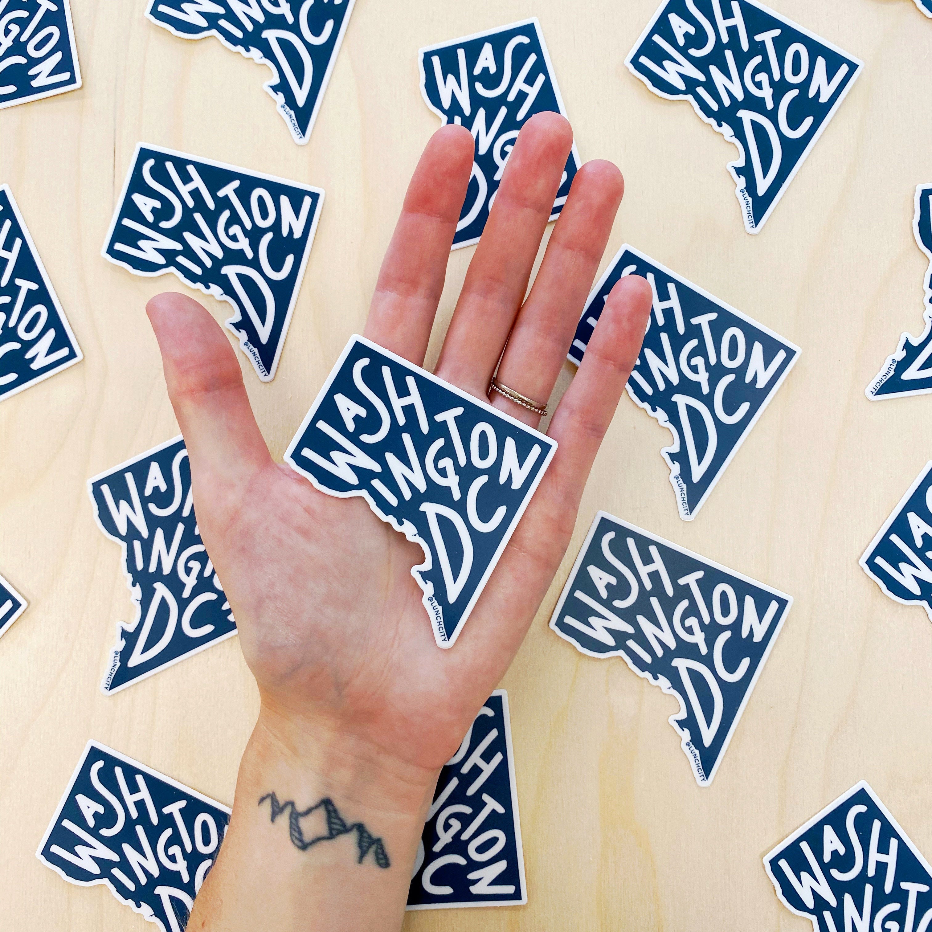 Washington DC Sticker – Lunch City Studio