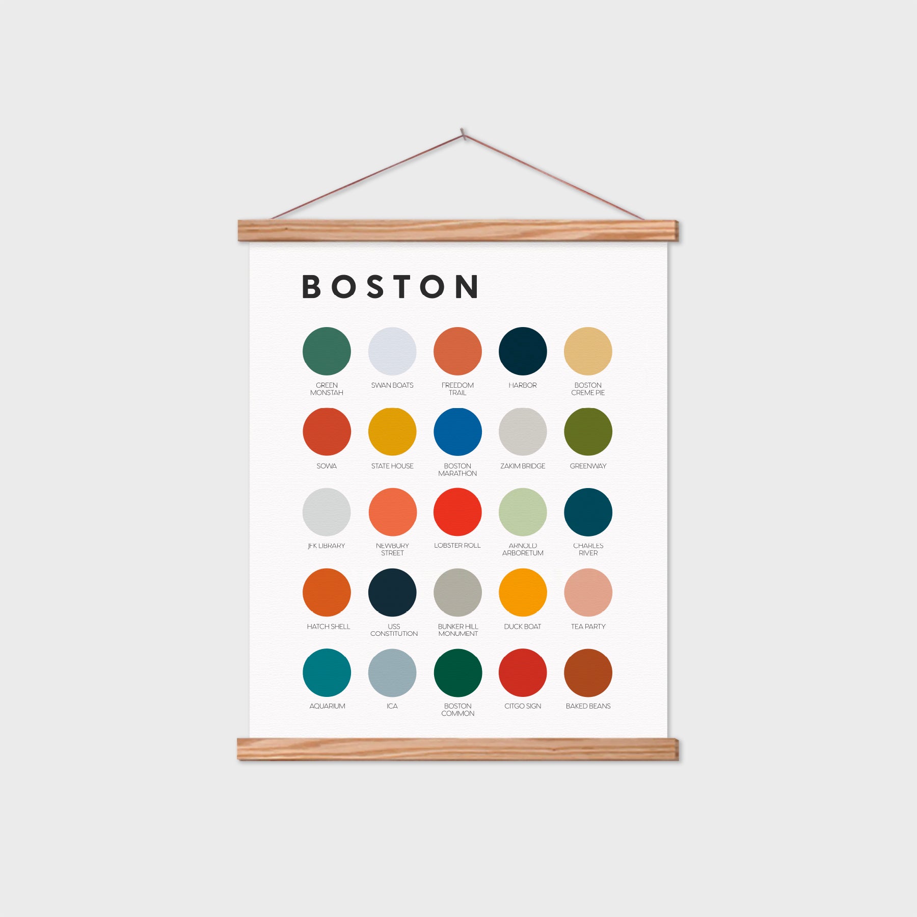 Color Palette Canvas Print – Lunch City Studio