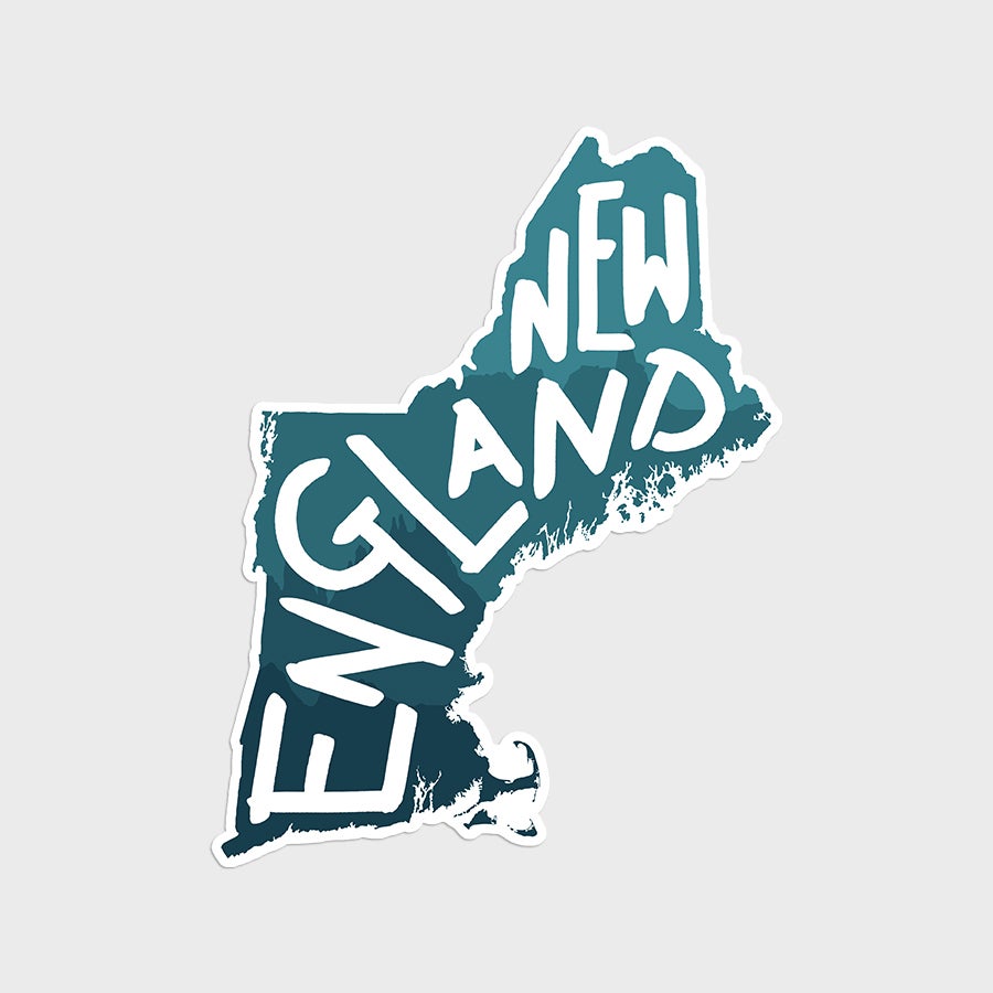 New England Sticker or Magnet – Lunch City Studio